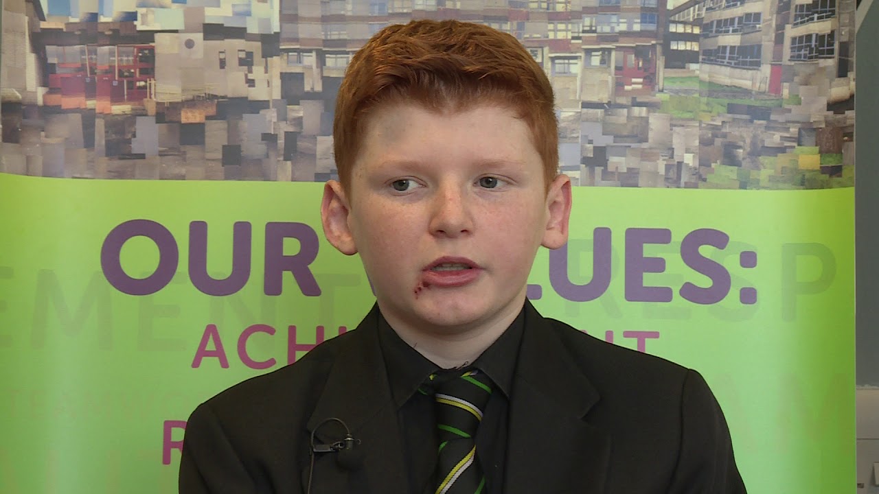 Younger pupil reflects on support - Auchinleck Academy - YouTube