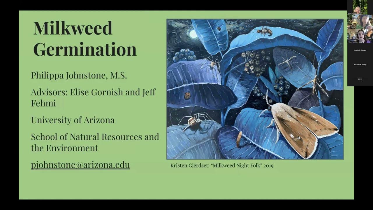 Growing milkweed from seed Understanding within, across species ...