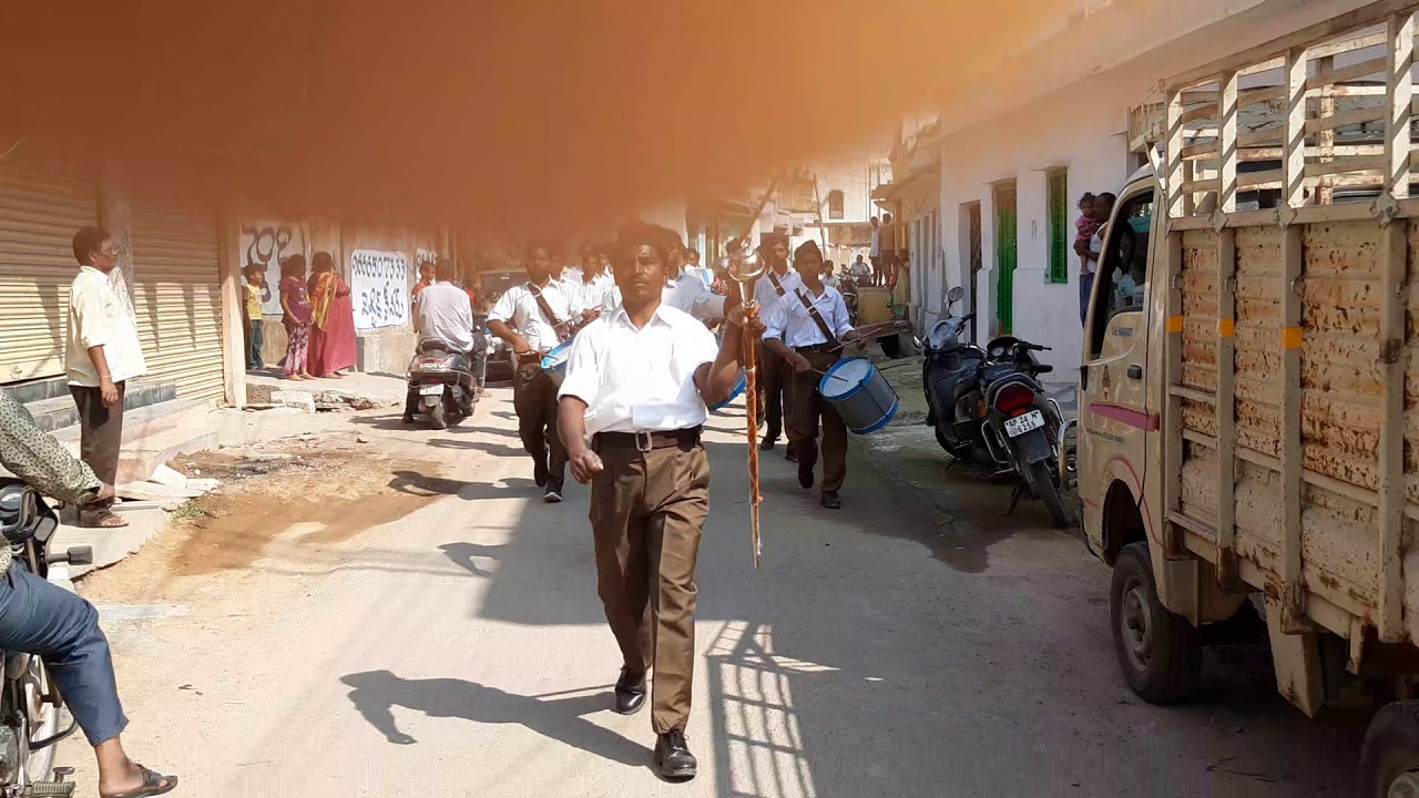 RSS GHOSH भुवनगिरी नगर घोष संचलन(तेलंगाना प्रांत)अखिल भारतीय घोष दिवस ...