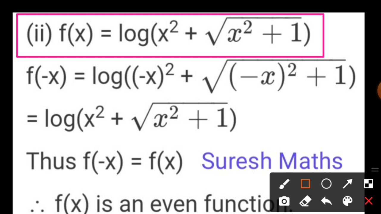 EXERCISE 5.1(1)(ii) - CLASS 11- BMS -CH. 5- DIFFERENTIAL CALCULUS -ODD ...