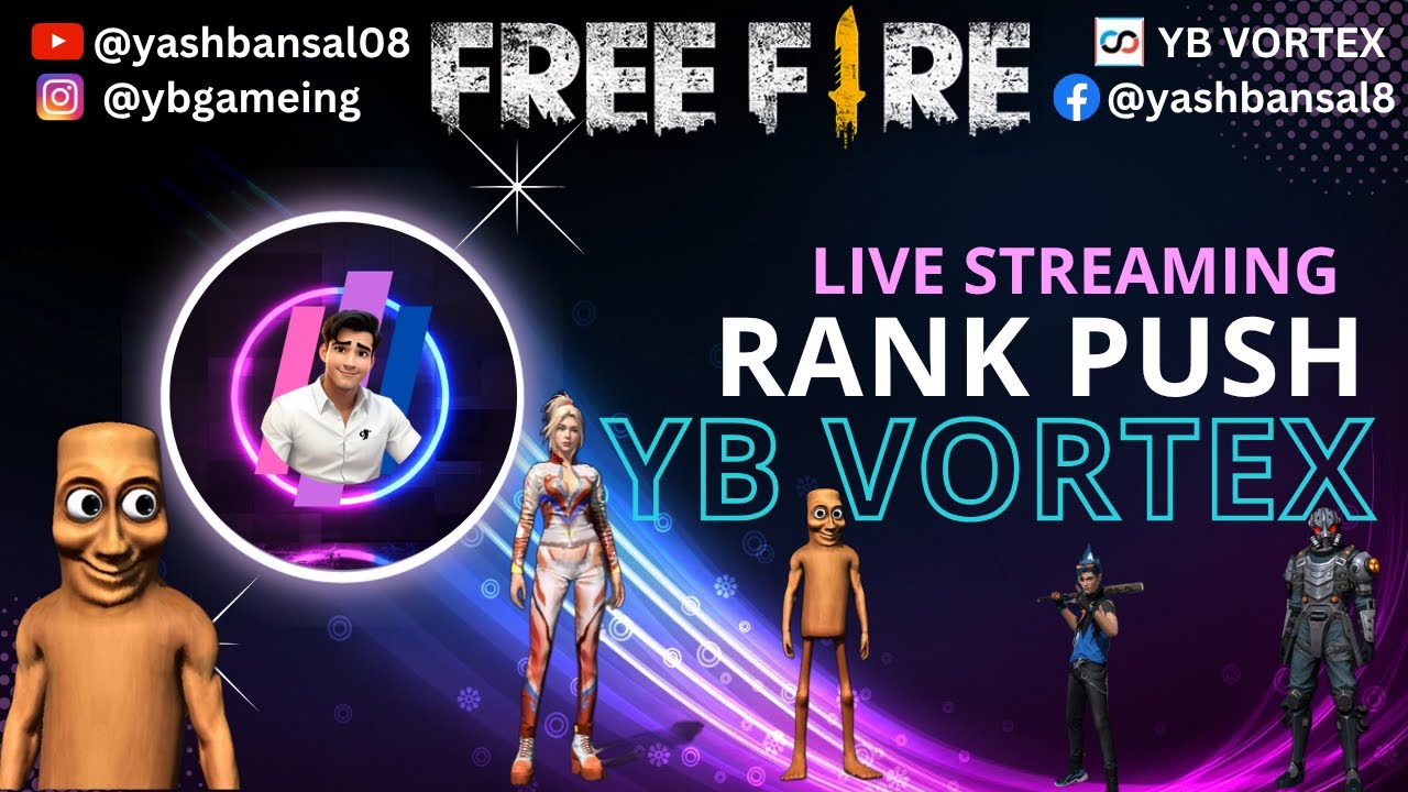 YB VORTEX is live | FF MAX | 999+ ping RUSH |CLUTCH #short - YouTube