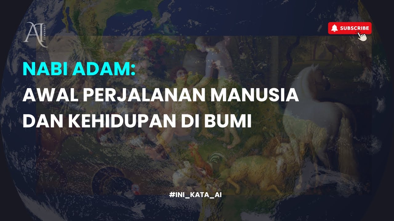 [AI Generate] Nabi Adam : Awal Perjalanan Manusia dan Kehidupan di Bumi ...