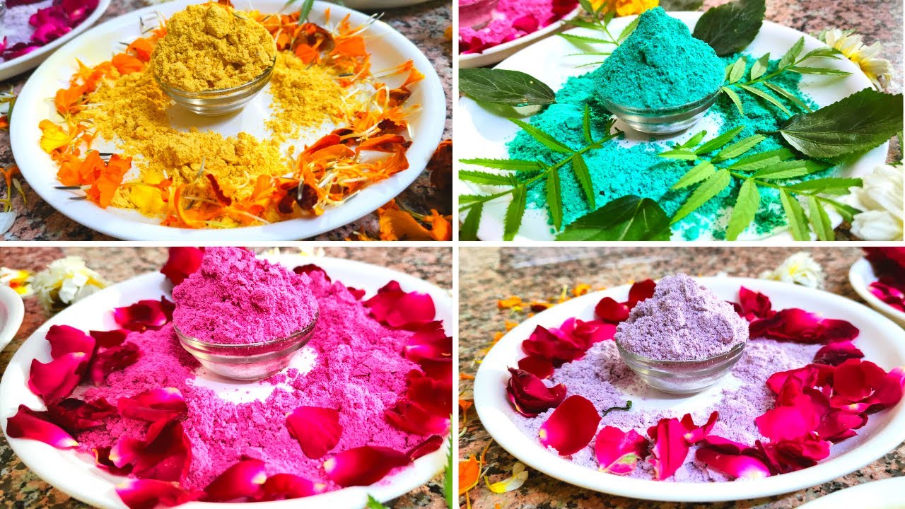 इस होली बनाएं फूलों से हर्बल गुलाल अपने घर पर बहुत आसानी से | Homemade ...