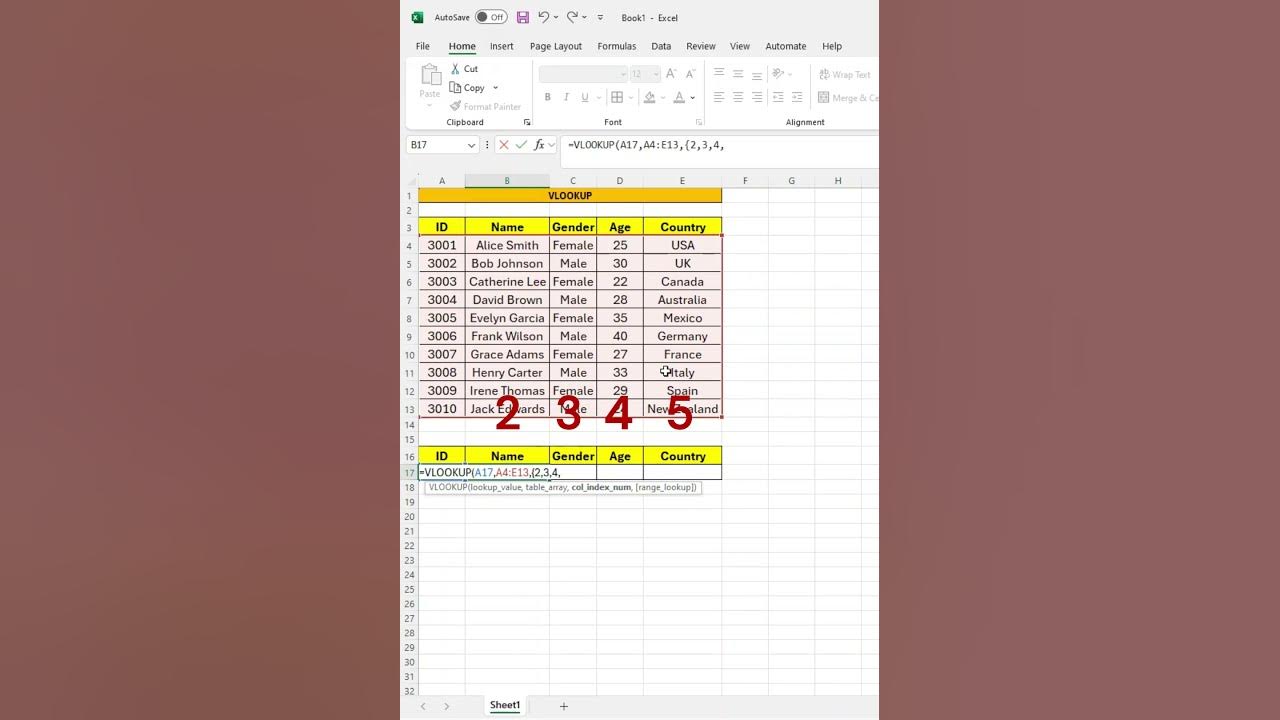 How to Use VLOOKUP in Excel | Step-by-Step Tutorial for Beginners - YouTube
