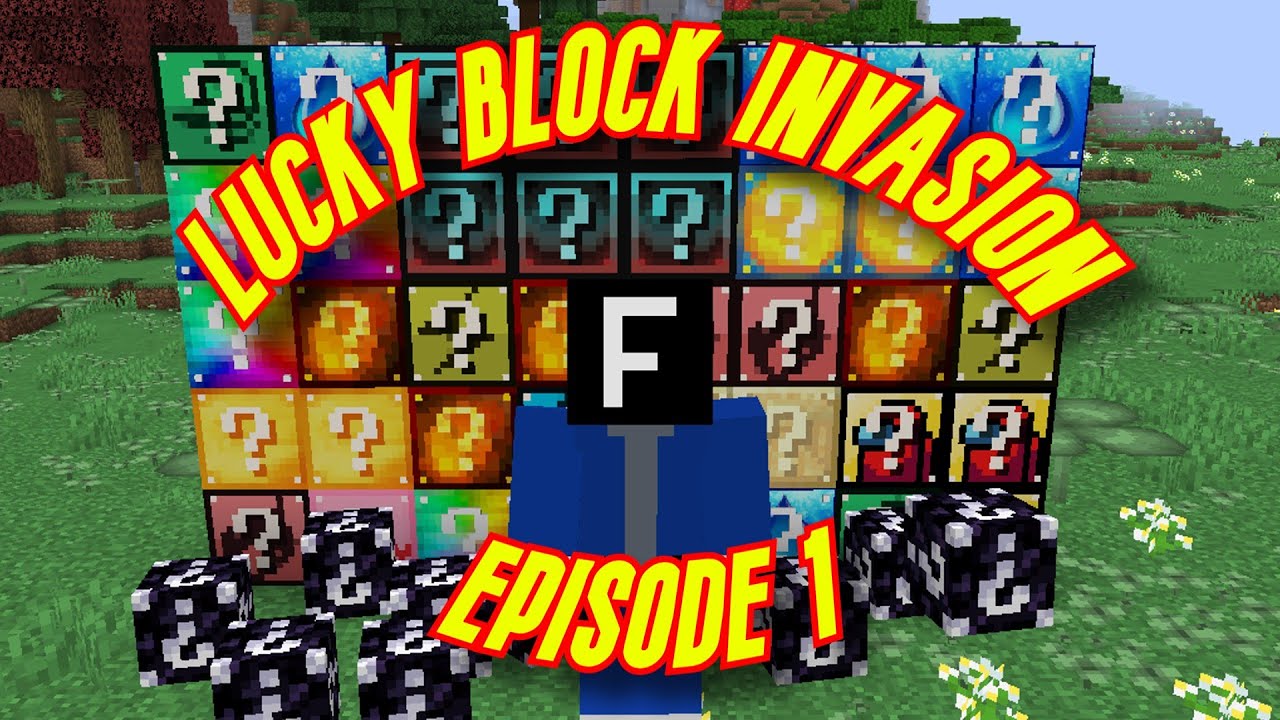 THE SERIES BEGINS | LUCKY BLOCK INVASIONS | Lets Go! - YouTube