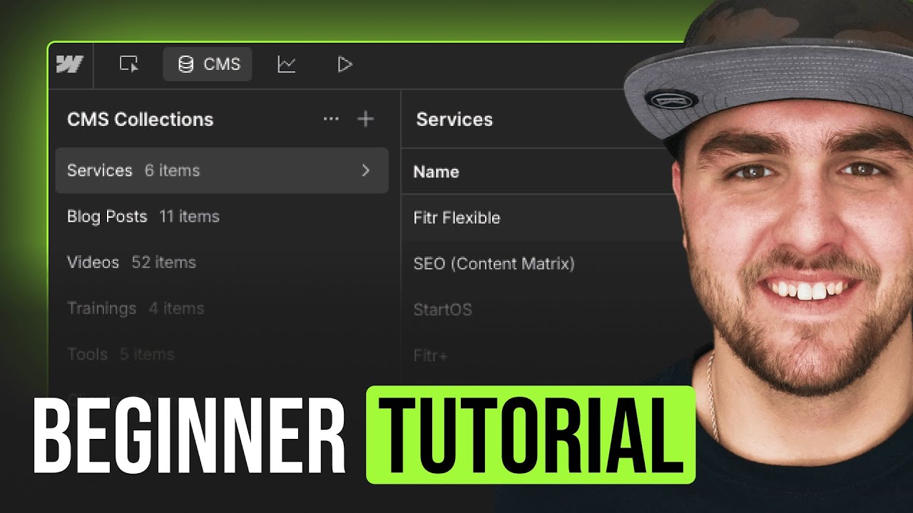 Webflow CMS Tutorial For Beginners YouTube Webflow CMS Tutorial For Beginners YouTube
