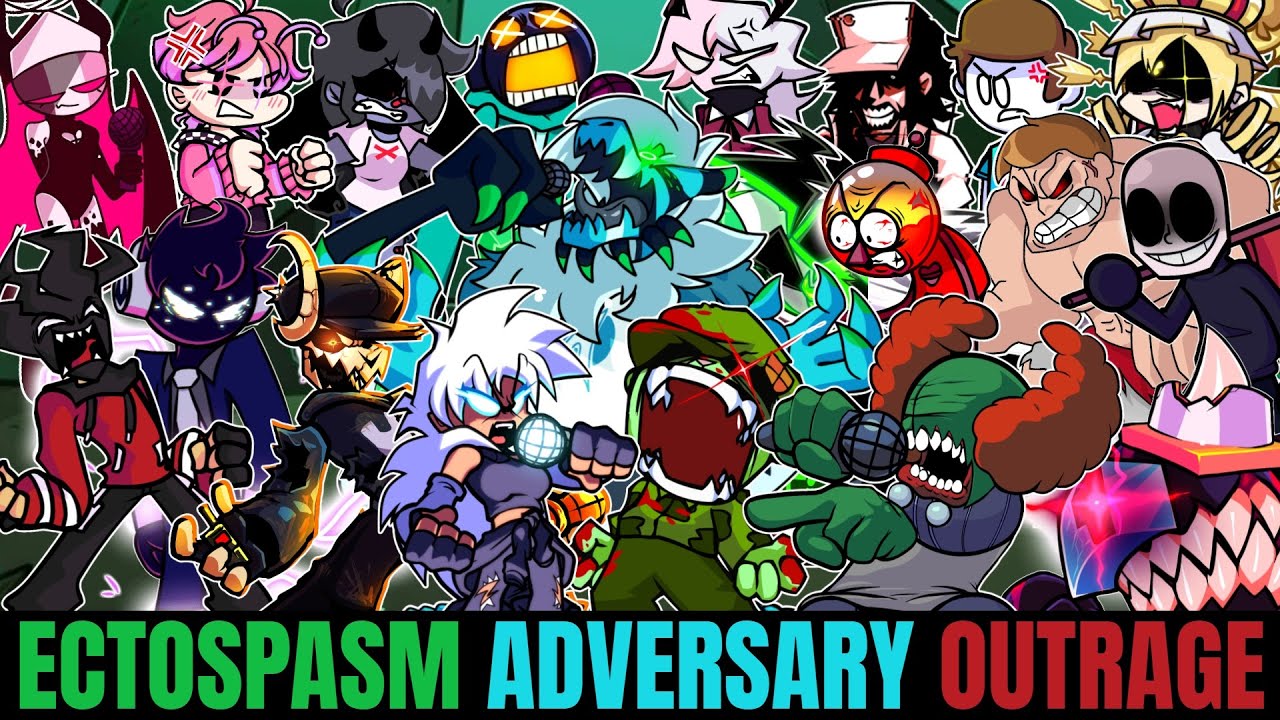Friday Night Funkin' Ectospasm Adversary Outraged! - YouTube