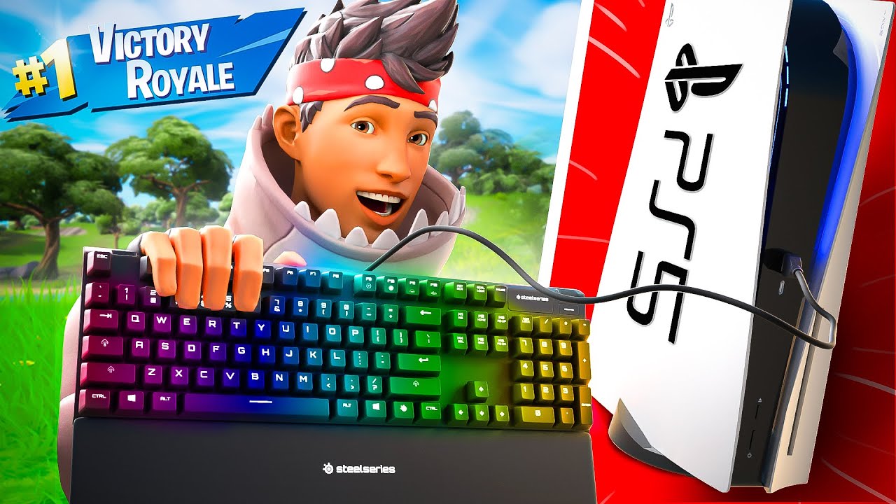 I Played PS5 With A KeyBoard & Mouse On Fortnite.. (INSANE WIN) - YouTube