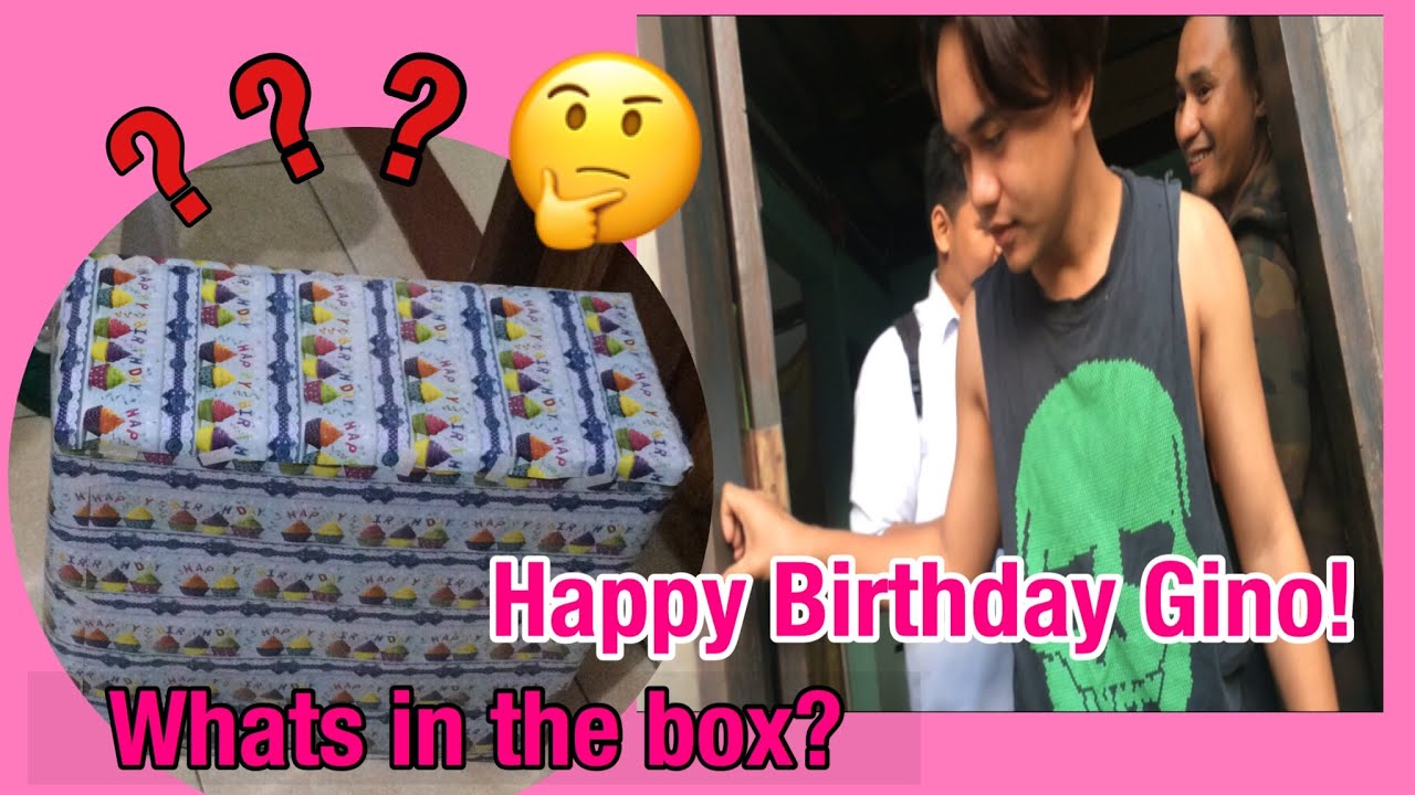 What's in the box? Surprise for Gino! - YouTube
