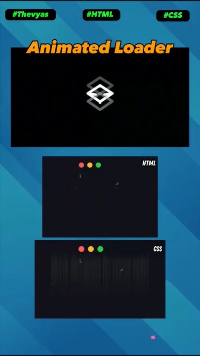 Loading Animation using html css #coding #programming #animation - YouTube