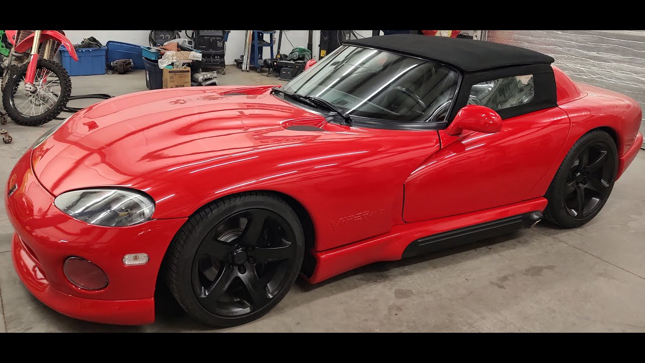 Dodge Viper BC Racing Coil over install Lamb Fab - YouTube