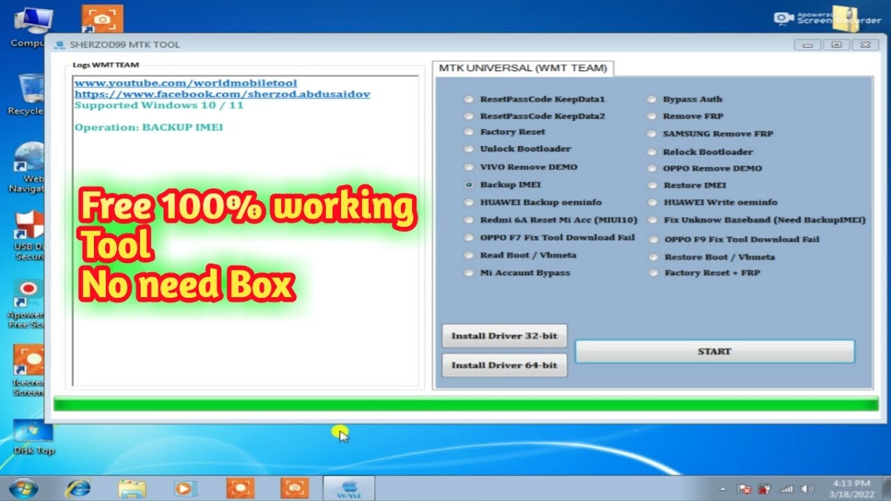 MTK Universal Tool / Special for Mediatek android phone. - YouTube