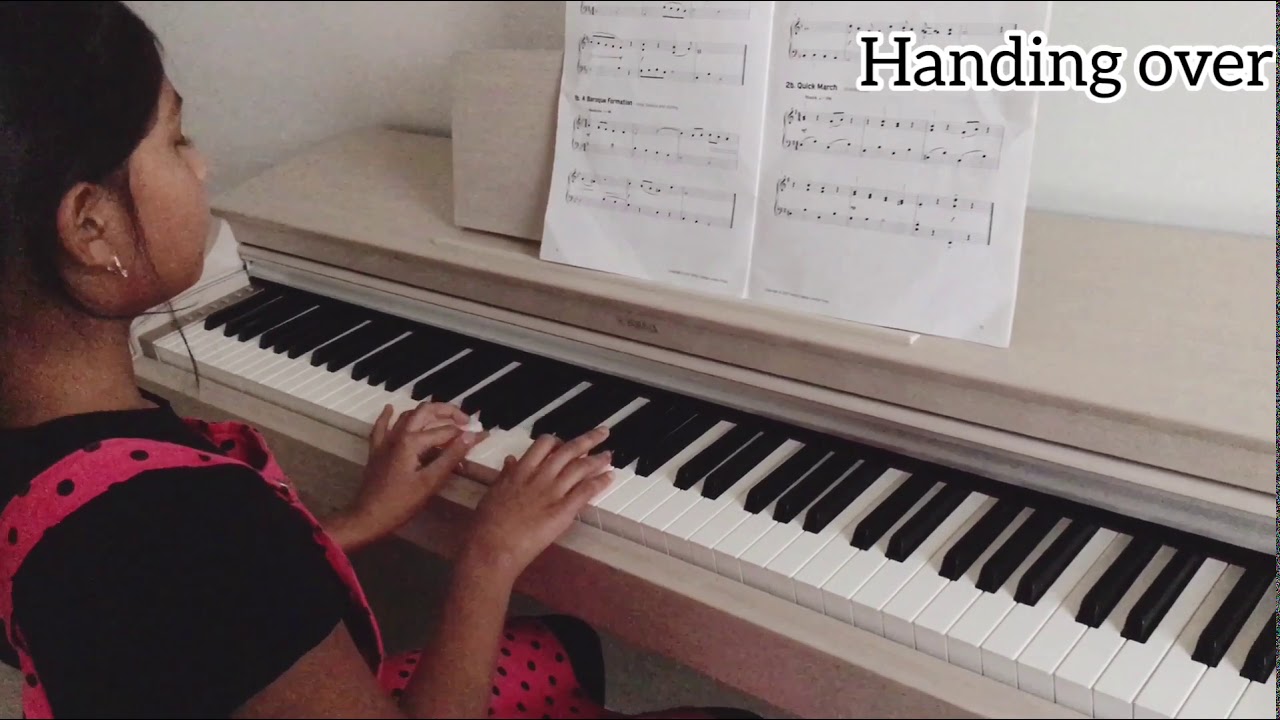 Handing over- Exercise/ Trinity college London/ Piano Grade2 by Hasini ...