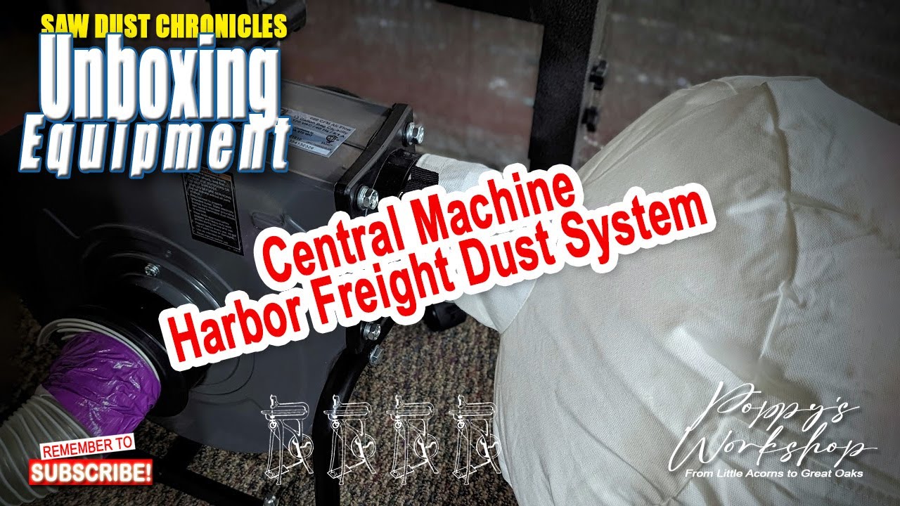 Unboxing the Harbor Freight Dust Collector - YouTube