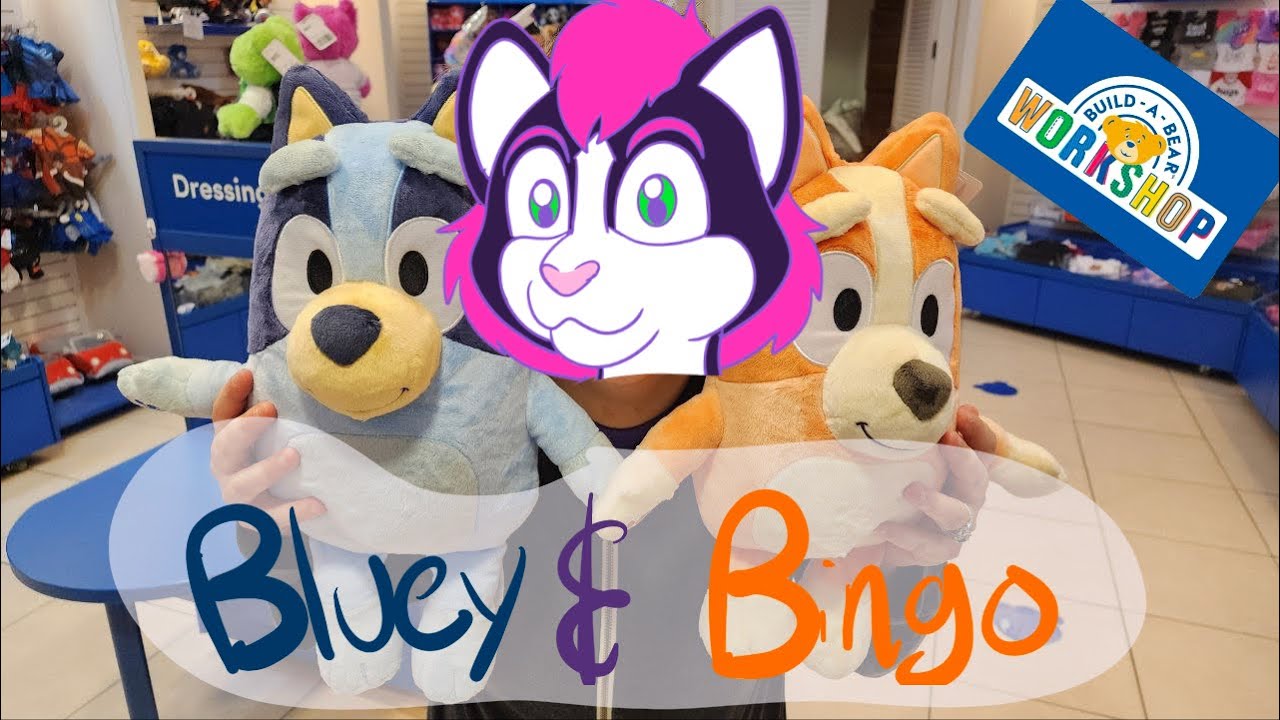 Bluey and Bingo Build a bear plush review - YouTube