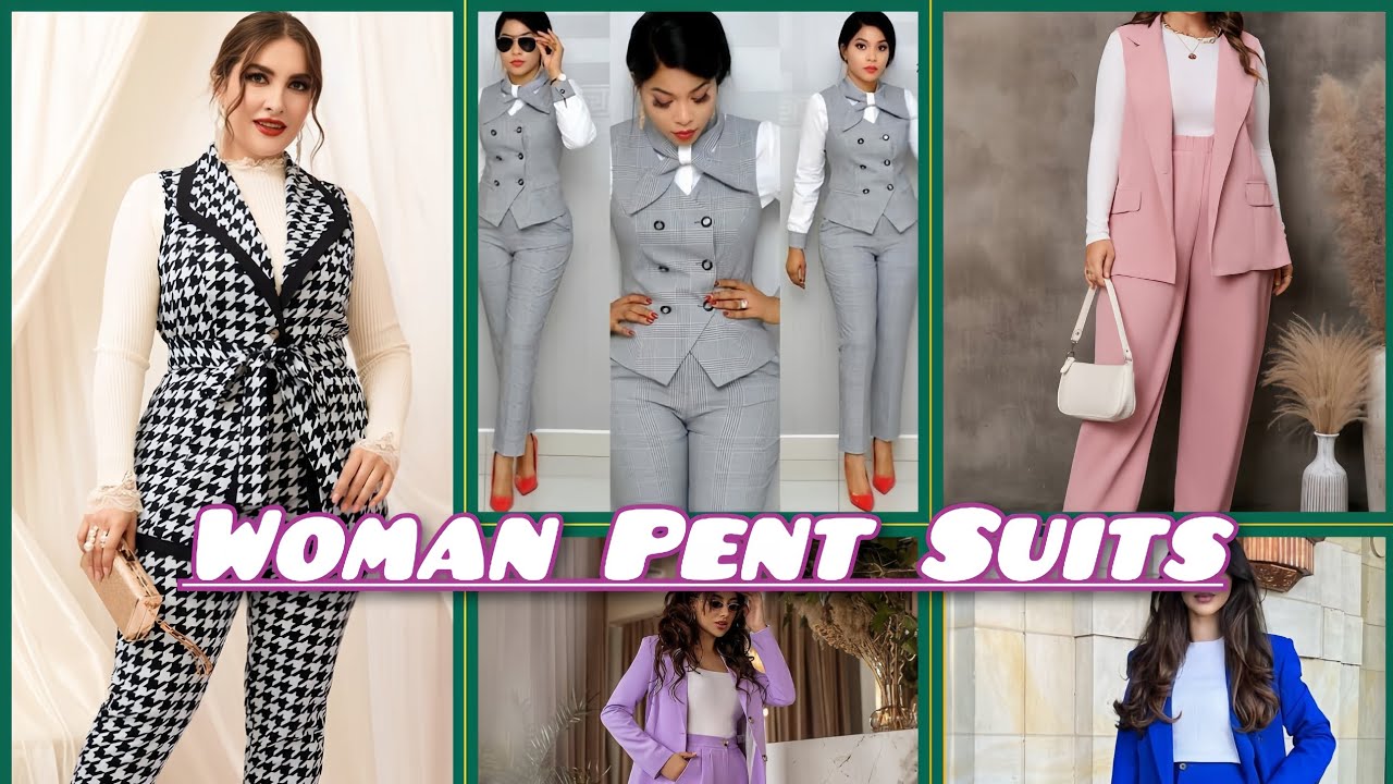 Latest woman pent suits idea's 2024||latest &beautiful suits||Dress ...