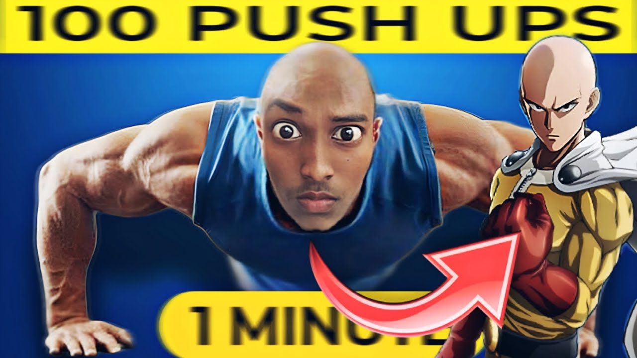100 PUSH UPS IN ONE MINUTE. - YouTube