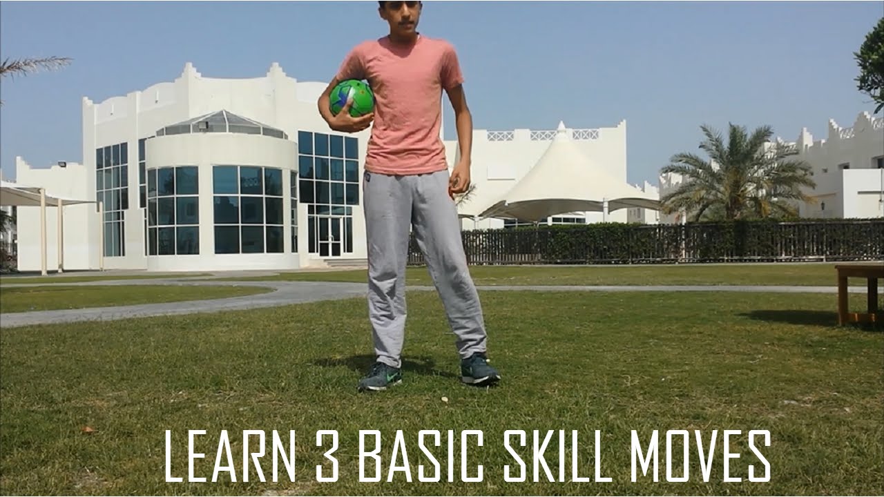 Learn 3 BASIC football Skill moves - YouTube