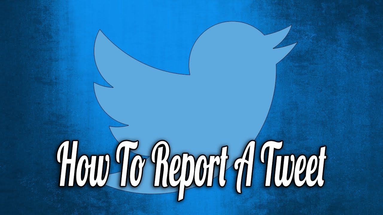 How to Report a Tweet on Twitter - YouTube