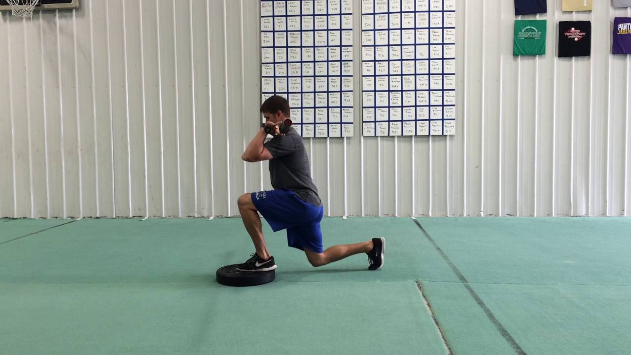 Foot Elevated Front Rack Reverse Lunge - YouTube
