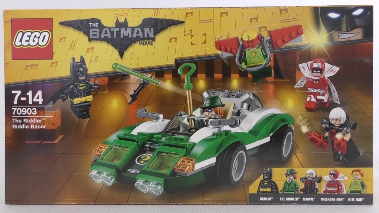 LEGO Batman Movie 70903 Wyścigówka Riddlera - YouTube