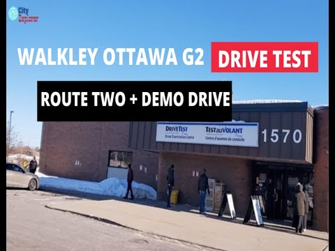 Ottawa G2 Driving Test Tips: Complete Walkley Route 2 Guide Demo For ...