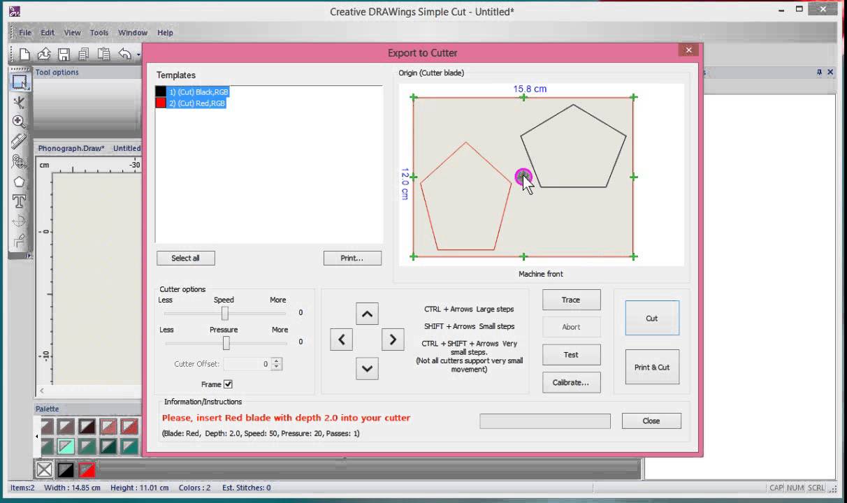 Learn the Cut Technique in Artistic Software Version 7.1. - YouTube