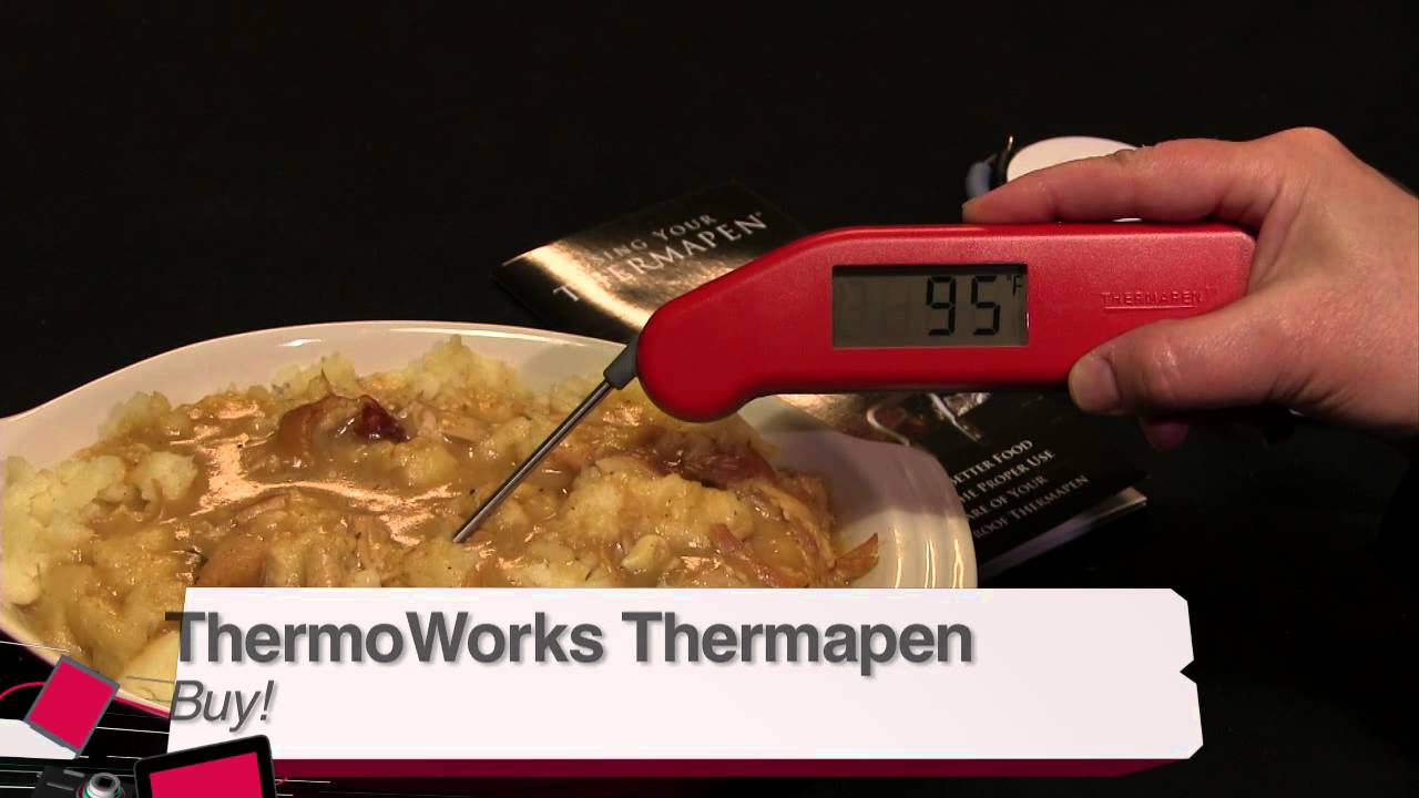 iDevice Kitchen Thermometer and ThermoWorks Thermapen Review - YouTube