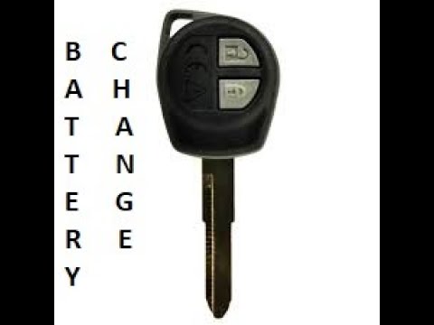 Suzuki Swift Car Key Battery Change - YouTube