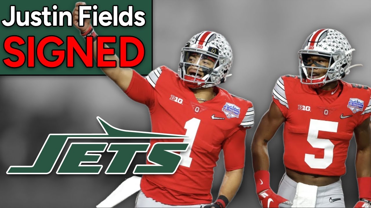 Jets sign Justin Fields!! 2 Years $40m - YouTube