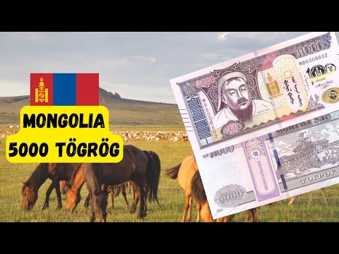 Mongolia’s 5000 Togrog: A Tribute to 100 Years of Modern Banking! - YouTube