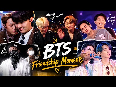 BTS Friendship Forever 💜 | The Most Beautiful Friendship Moments of BTS