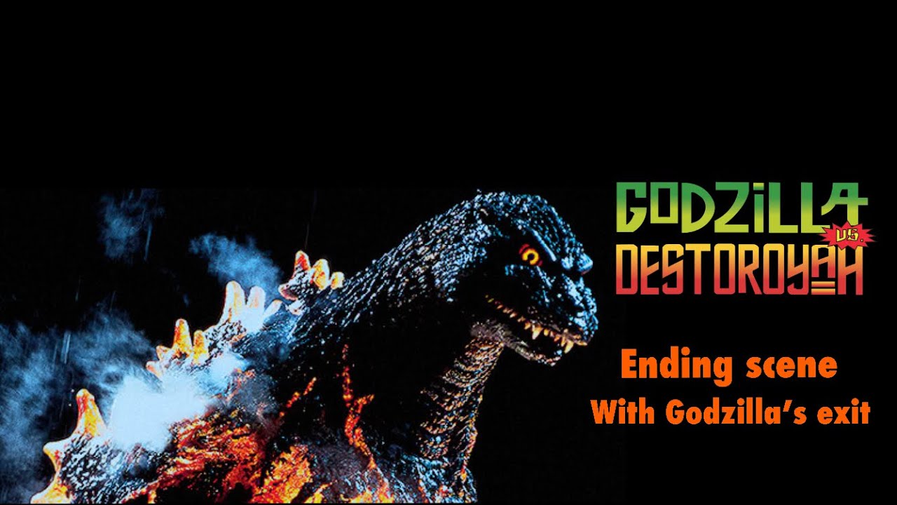 Godzilla vs Destroyah- Godzilla’s death (with Godzilla’s exit) - YouTube