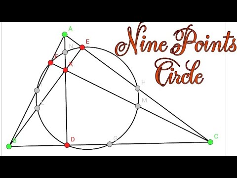 The Nine Points Circle - YouTube