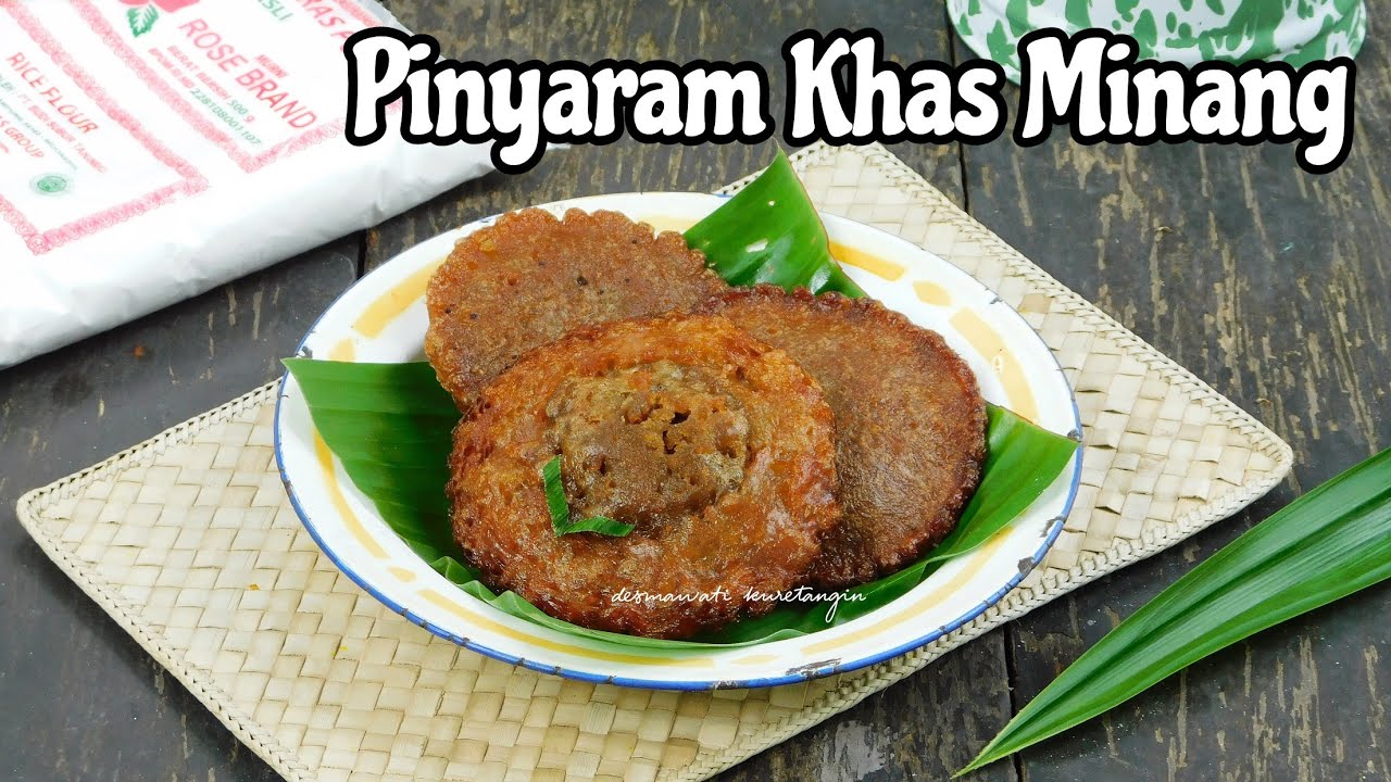 Resep Cara Membuat Pinyaram Khas Minang Sumatera Barat - YouTube