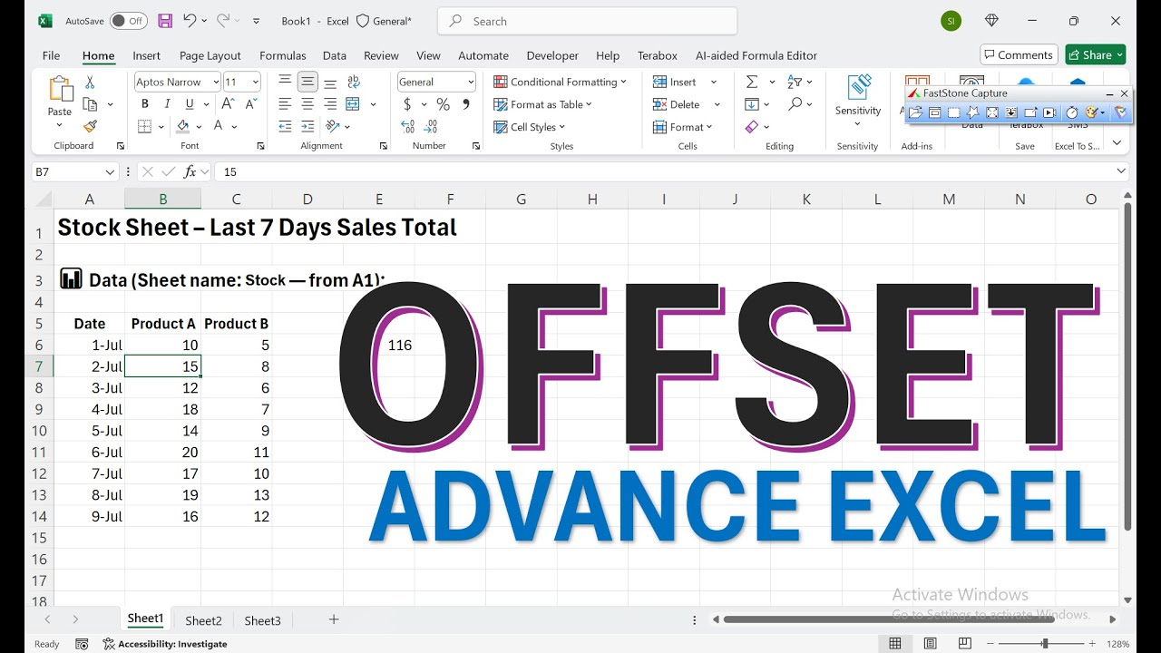 How to Use OFFSET in Excel Like a Pro (With Dynamic Examples) - YouTube