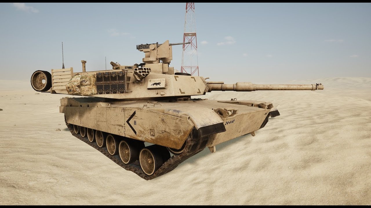 M1A2 Abrams and M2A1 Browning CROWS Action! Squad Gameplay - YouTube