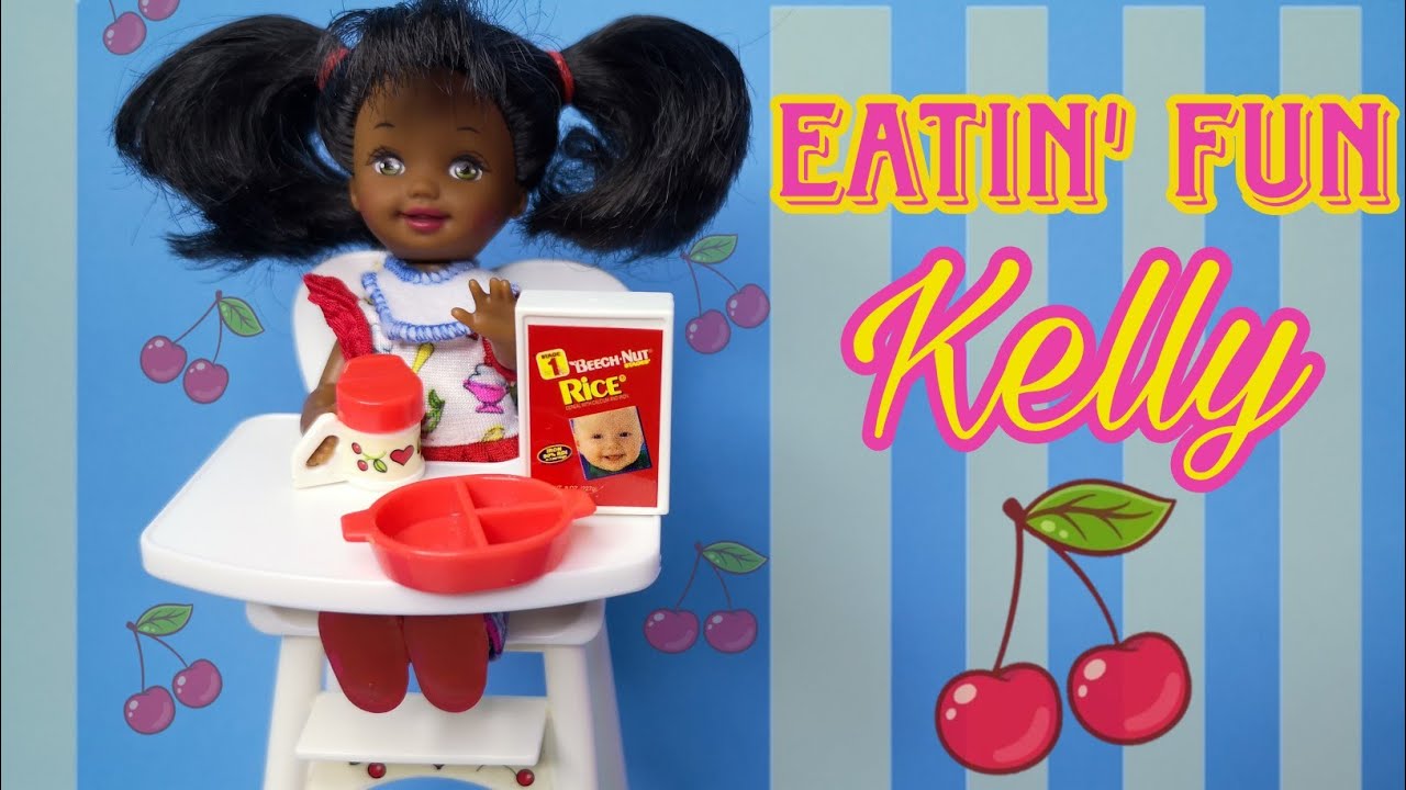 Barbie| Kelly Comida Divertida AA (Eatin' Fun 1997) ️🍒 - YouTube
