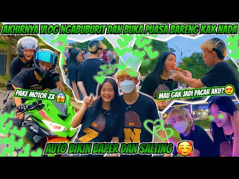 VLOG NGABUBURIT DAN BUKA PUASA BARENG KAK NADA PAKE MOTOR ZX AUTO JADI PUSAT PERHATIAN 😱