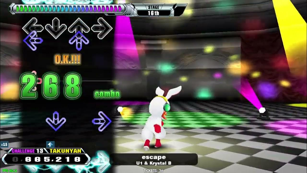 【DDR GRAND PRIX】escape【CHALLENGE】 - YouTube