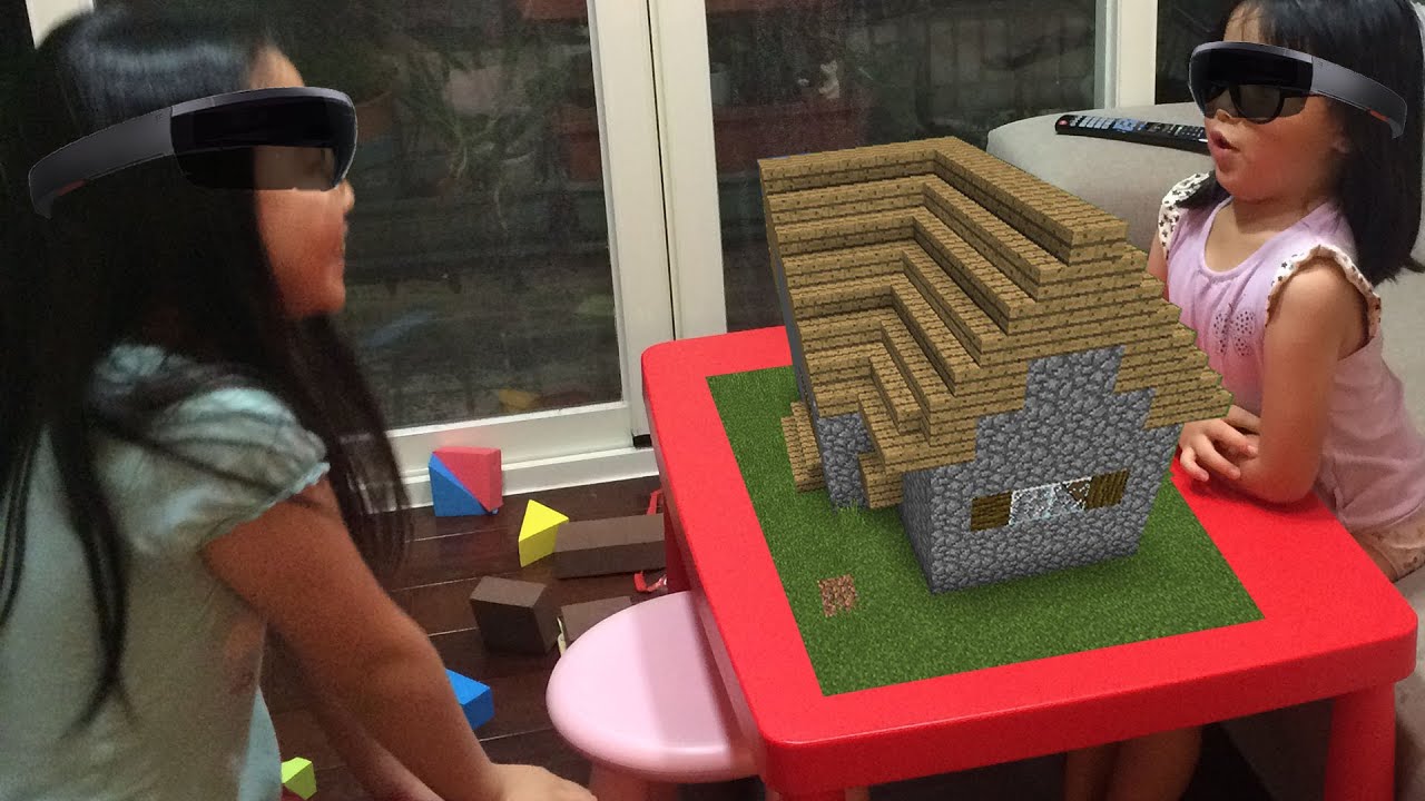 Minecraft Hololens Gameplay DEMO - YouTube