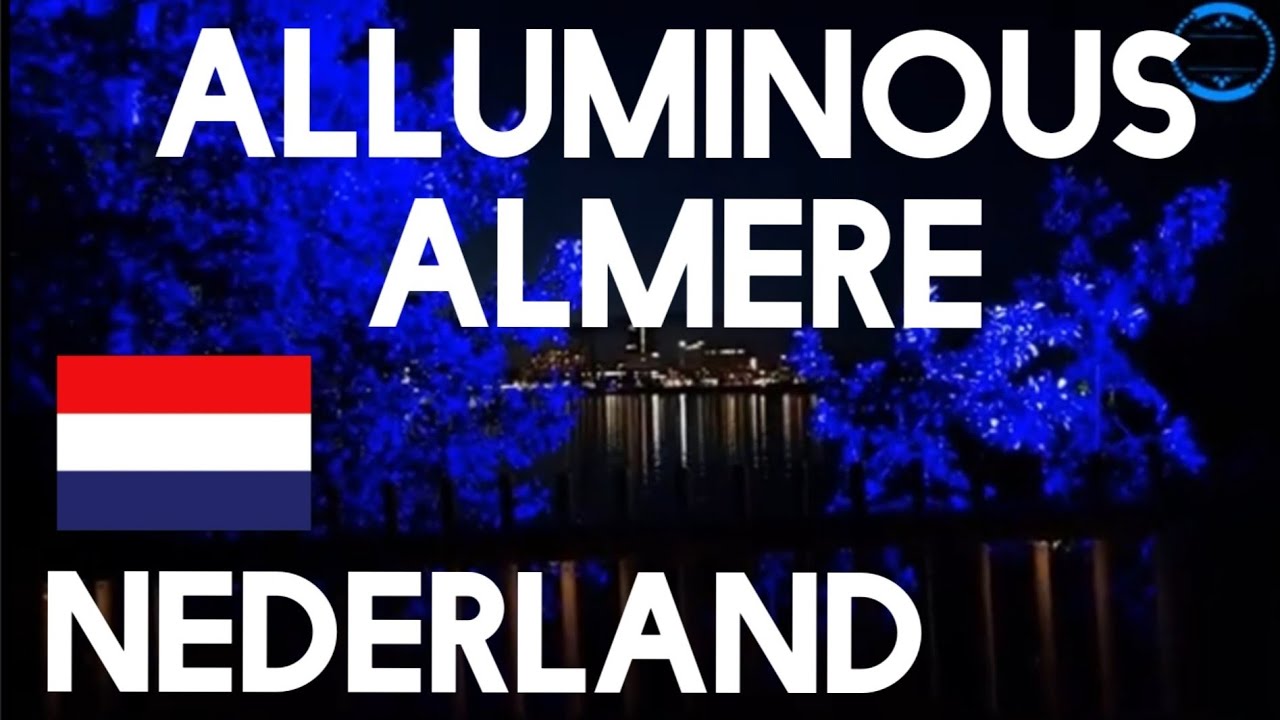 Lichtkunstfestival ALLUMINOUS in Almere Centrum - YouTube