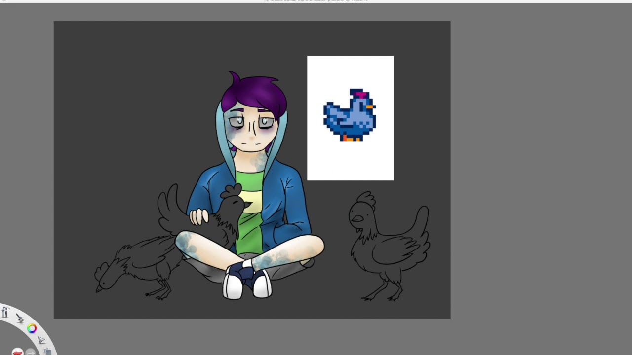 [SPEEDPAINT] Ghoul Shane's Blue Chickens- Stardew Valley - YouTube