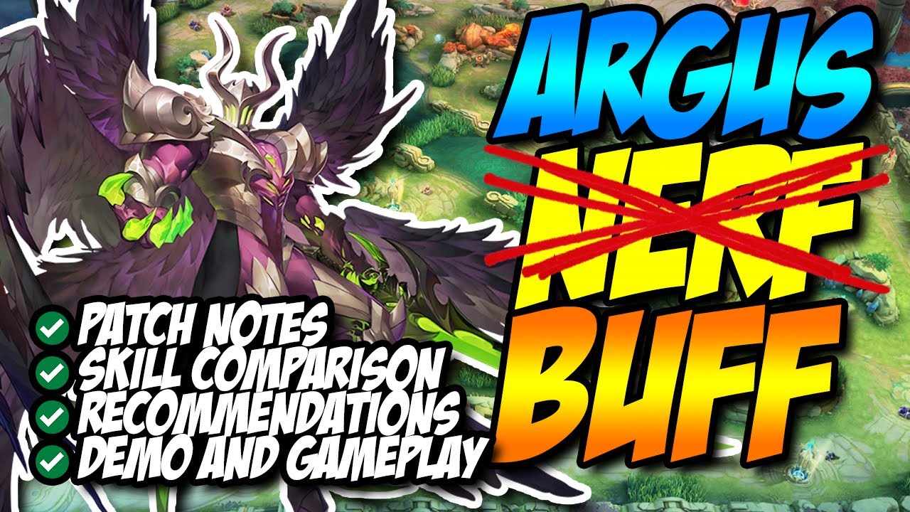 ARGUS BUFF || ADVANCED SERVER UPDATE, PATCH NOTES, SKILLS COMPARISON ...
