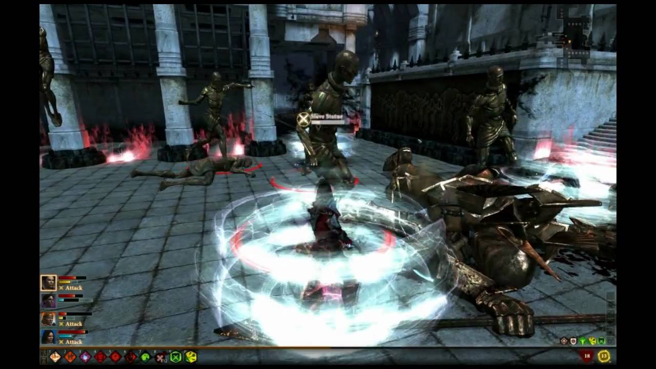 DA2 - Meredith Battle - Melee Rogue - Hard - YouTube