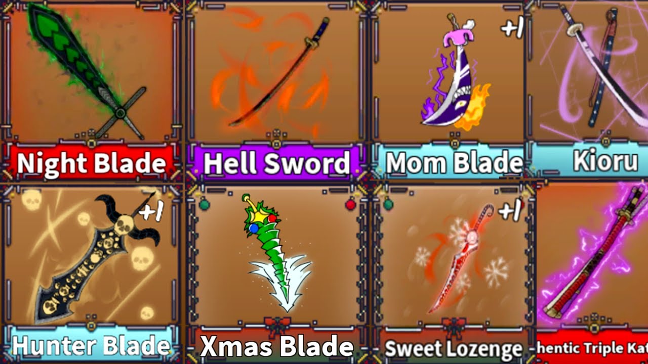 EVERY REVAMPED SWORD SHOWCASE | King Legacy - YouTube