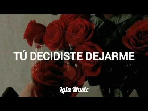 TÚ DECIDISTE DEJARME - Camila - Letra - YouTube