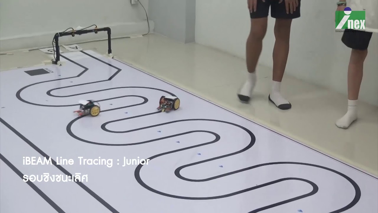 iBEAM Line Tracing รุ่น Junior: รอบชิงชนะเลิศ - YouTube