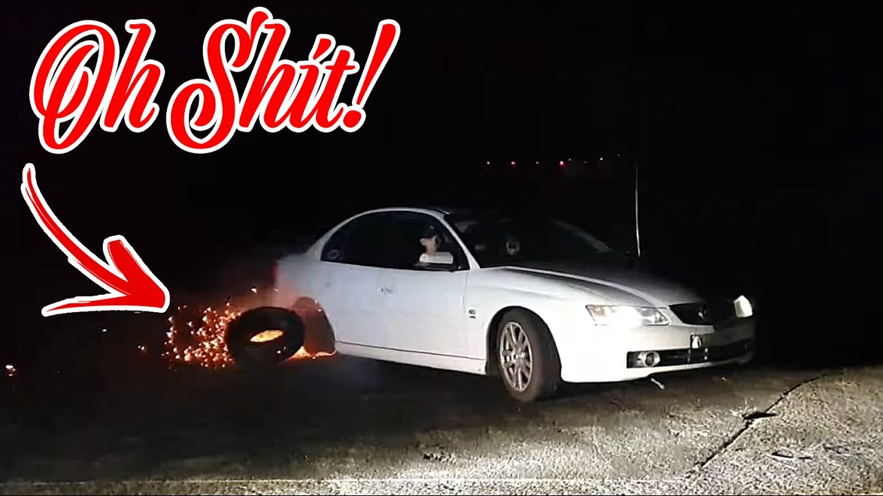 Au Falcon Burnouts & Rim Bash + Vu Ute & Vy Day Skids! *insane limiter ...