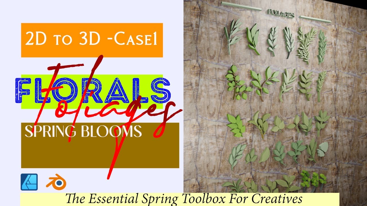 2D to 3D: Spring Blooms - YouTube